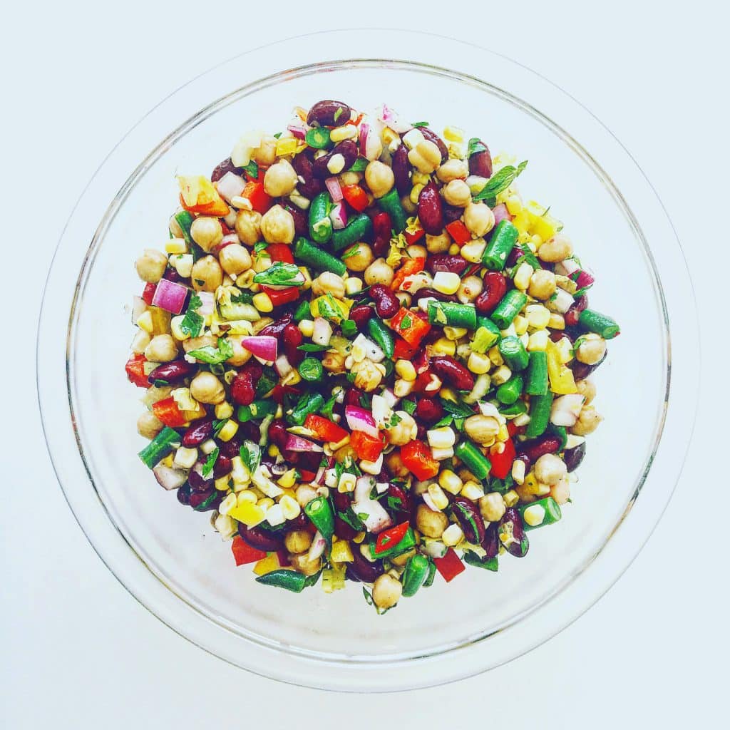 My Mama’s Bean Salad - plant-forward living