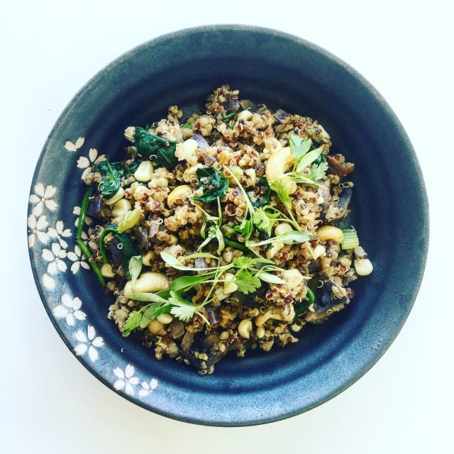 Cashew Quinoa Crunch - plant-forward living